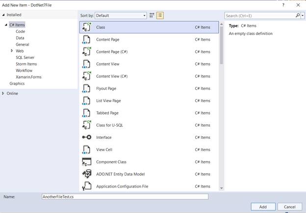 New File Scope Feature In Net 7 6284